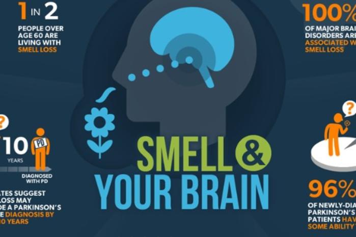 SHARE THIS INFOGRAPHIC: Smell and Your Brain | Parkinson's Disease