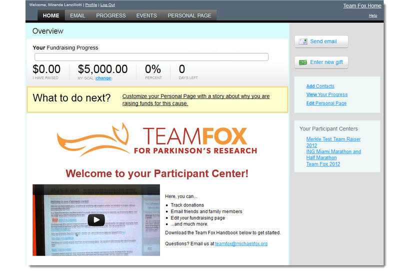 Navigating Your Participant Center | Parkinson's Disease