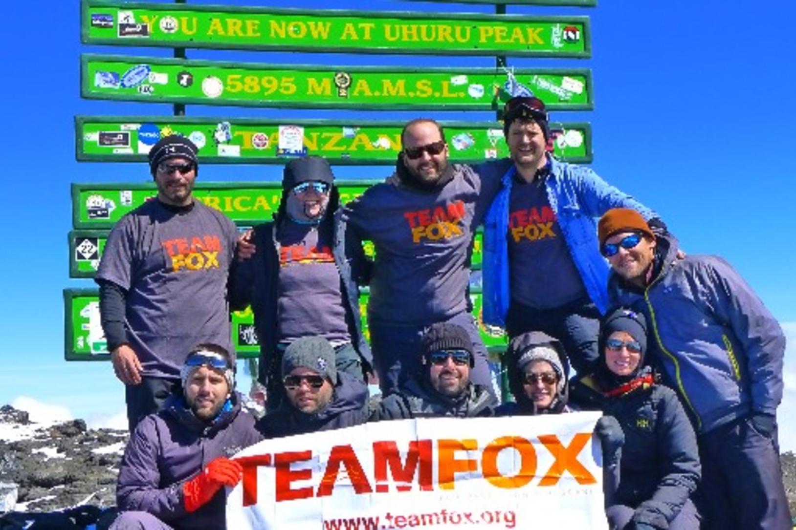 FOX FOTO FRIDAY: Join Team Fox on the Top of Africa | Parkinson's Disease