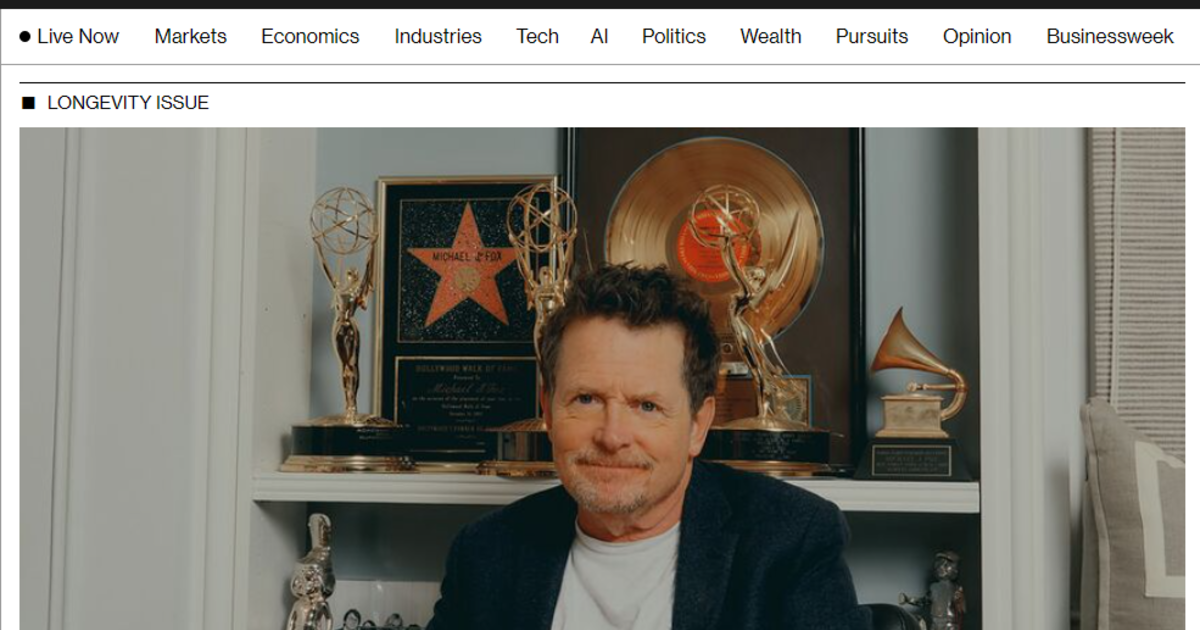 Bloomberg: “Michael J. Fox and Sergey Brin Take Their Push for a ...